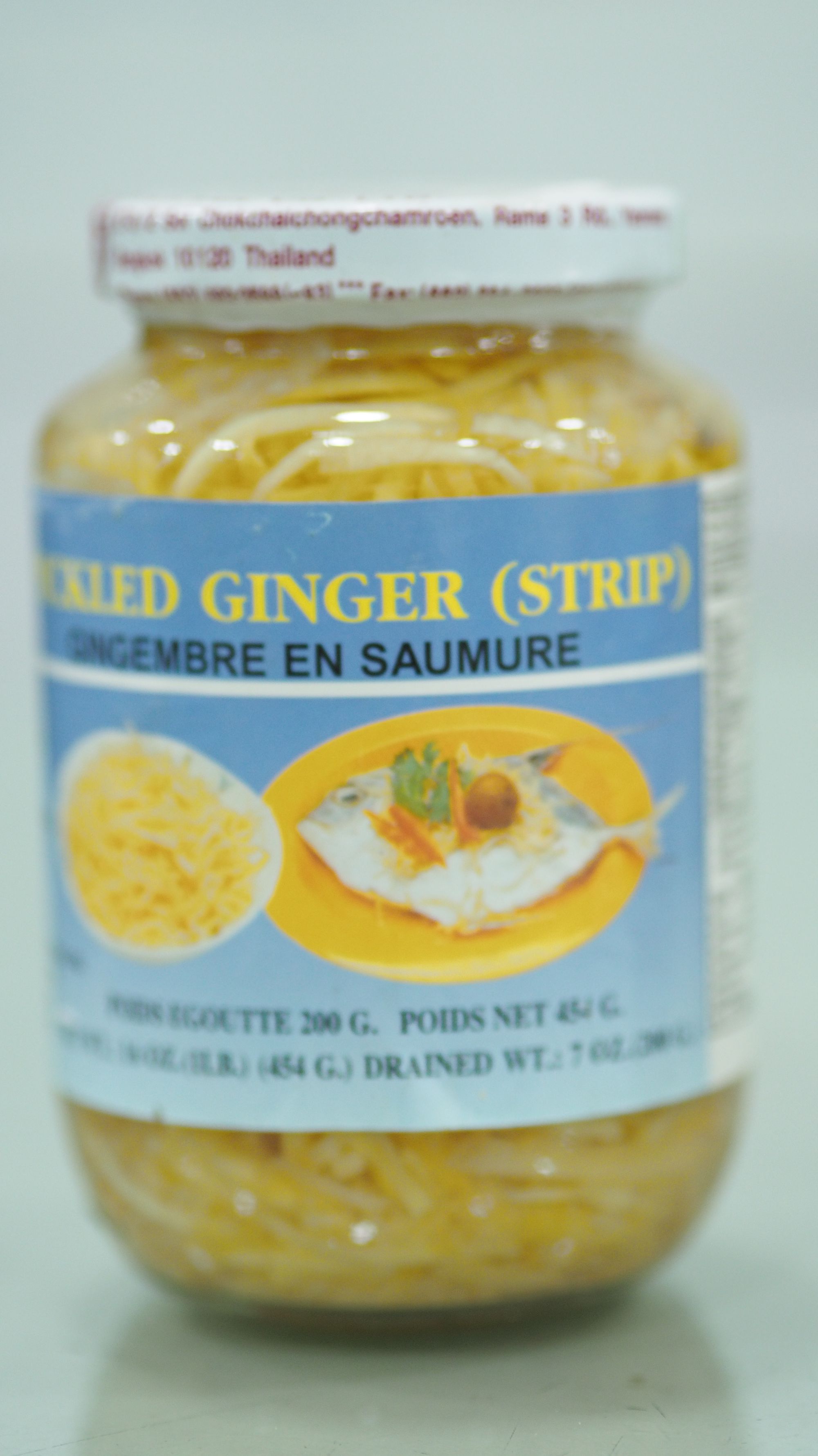 Preserved Ginger - Thai Food Supplier and Manufacturer